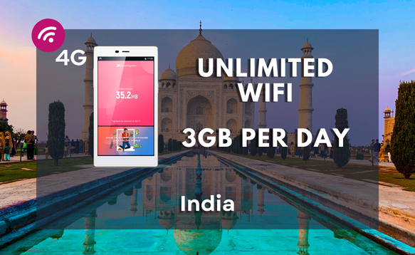 Pocket wifi rental for India